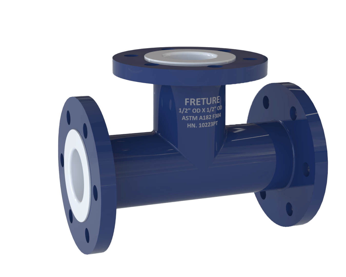 PTFE Lined Tee Fittings Manufacturer in India